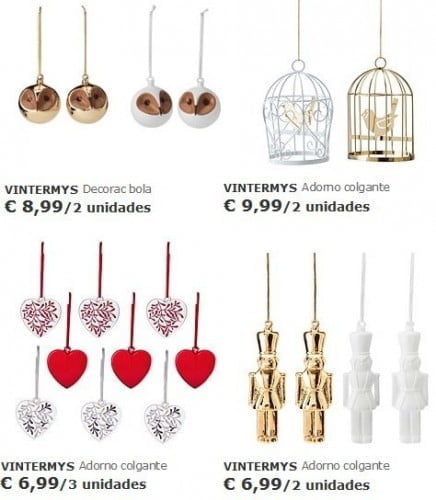 Los nuevos adornos navideños 2014 2015 de IKEA - la tienda sueca Ikea