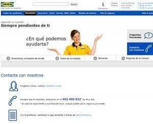 Contacto: correo electrónico Ikea - la tienda sueca Ikea